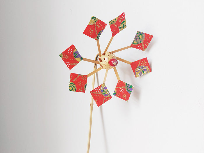 Bamboo Hand Windmill by Chikuen – wagumi