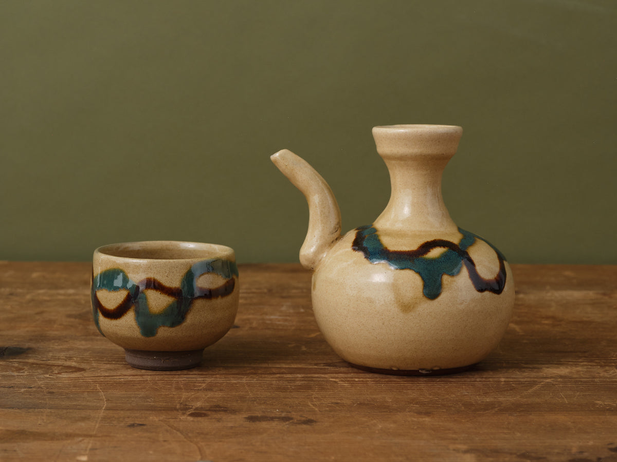 Sansai Glazed Karakara by Ryumonji Pottery – wagumi