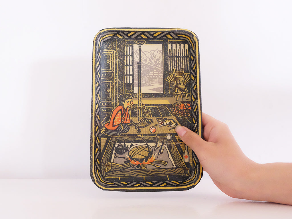 Shin Kogei Paper Tray: Robata Scene – wagumi